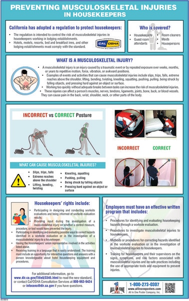 Preventing Musculoskeletal Injuries in Housekeepers | OSHA Safety ...