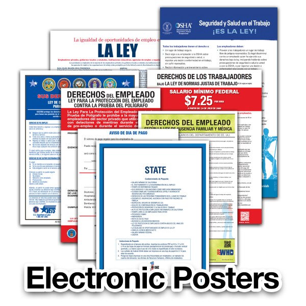 2025 All In One Electronic Poster PDF Remote Compliance Poster Digital