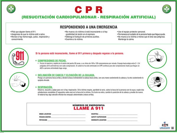First Aid CPR Posters | All In One Poster Company