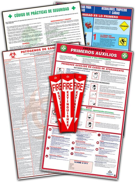 Workplace Safety Package | OSHA Safety Poster for Workplace