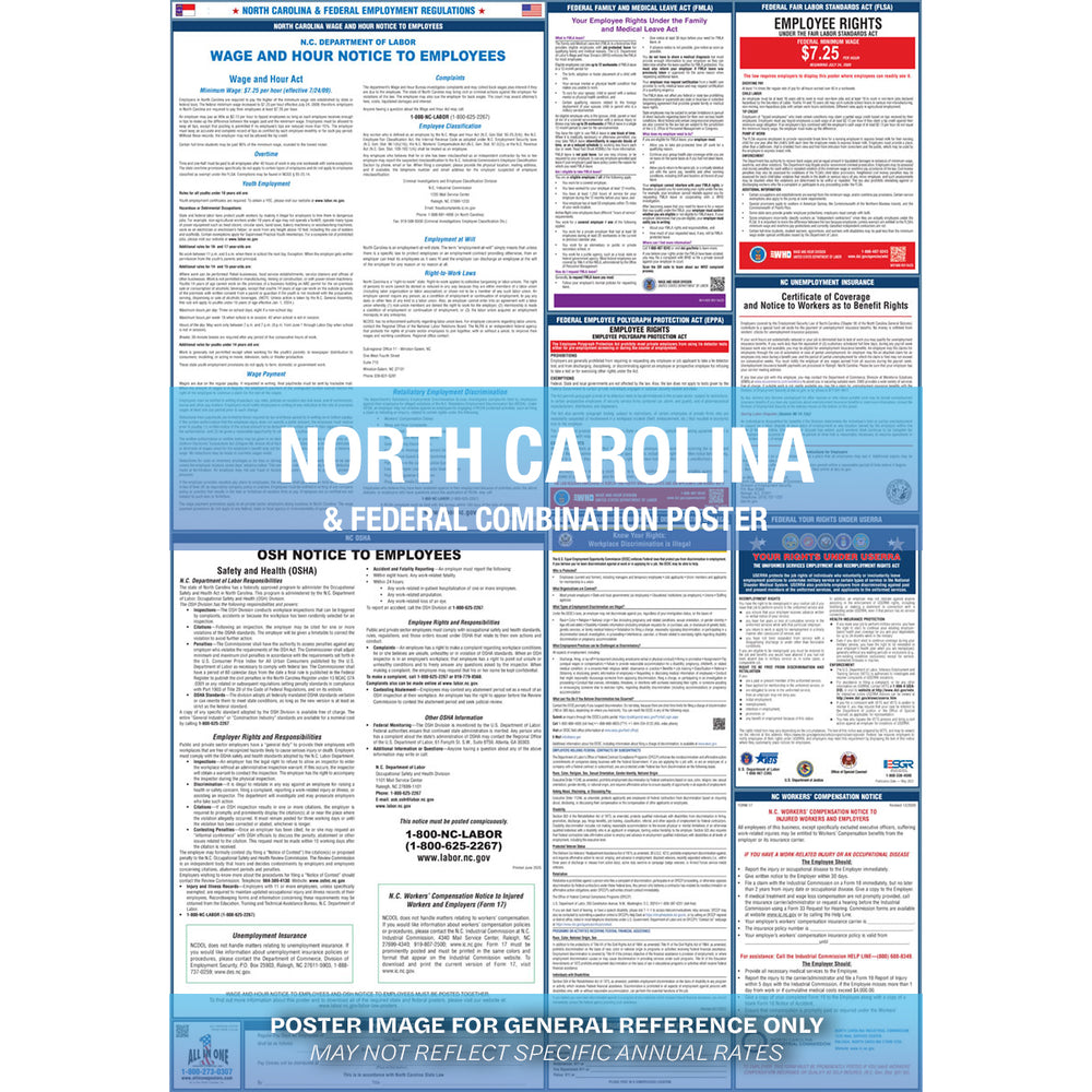 State & Federal Labor Law Posters | All In One Poster Company – All In ...